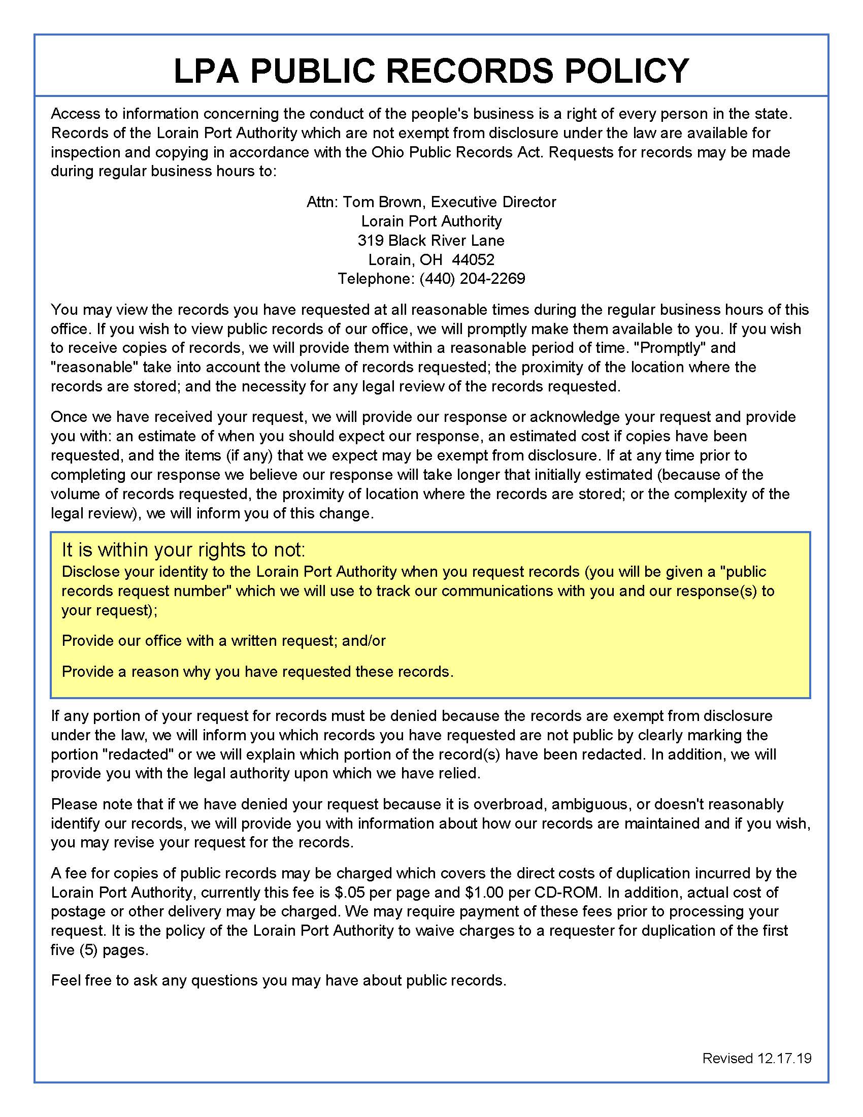 Public Records Requests Lorain Port And Finance Authority public-records-requests-lorain-port-and-finance-authority